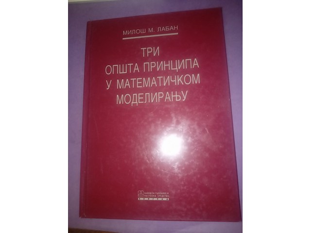 Tri opsta principa u matematickom modeliranju