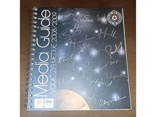 KK Partizan Vodic za medije - Media guide 2008/09!