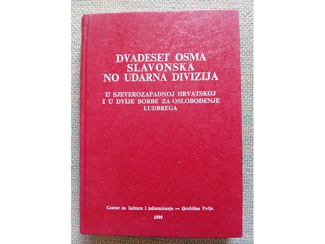 Dvadeset osma Slavonska NO udarna divizija