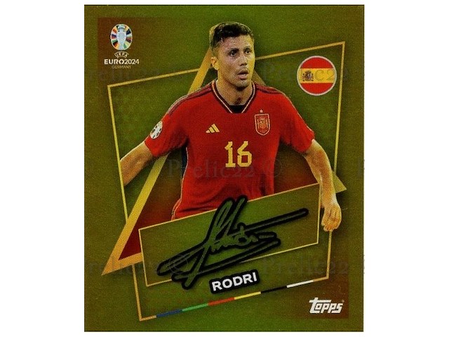 EURO 2024 Germany ESP SP RODRI, SIGNATURE