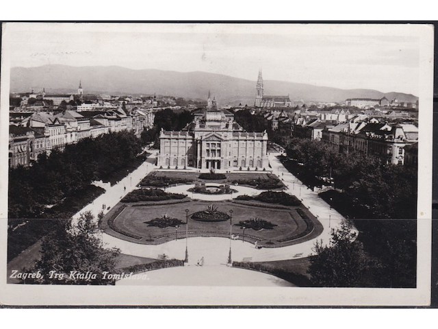 Kraljevina Jugoslavija 1939 Zagreb razglednica