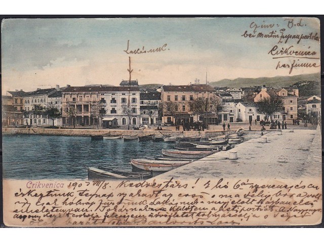 Austrougarska 1907 Crikvenica razglednica