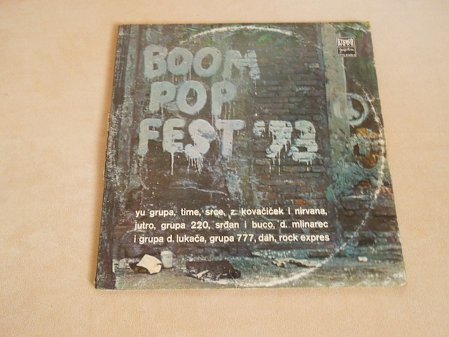 boom pop fest 73 - 2lp