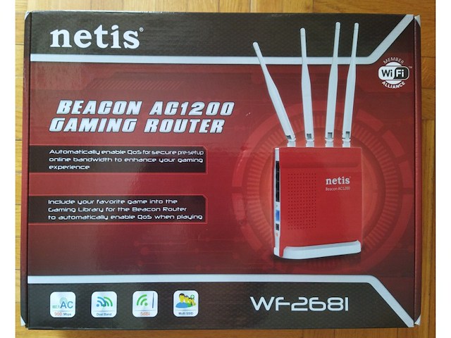 Netis Beacon AC1200 Gaming Wireless N Router WF2681