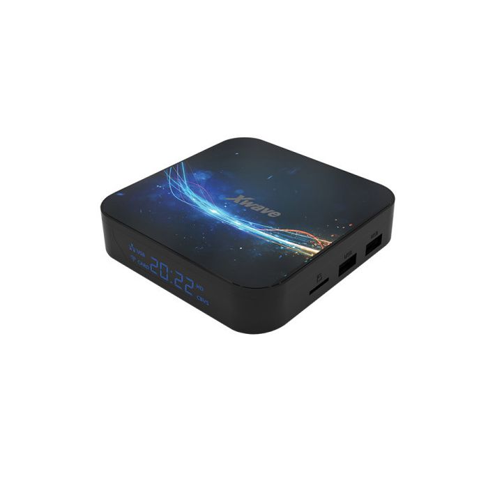 Xwave TV BOX 310 Smart TV 4K/Android10/4GB/64GB/BT/LED displej/HDMi/RJ45/Dual Wifi 2.4/5Ghz/2xUSB