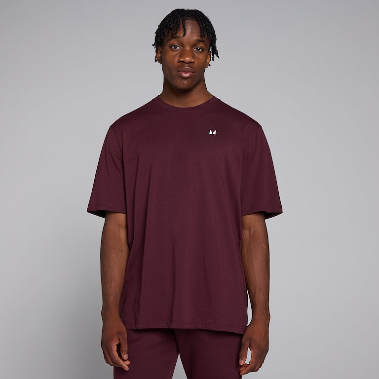 MP Men's Rest Day Oversized T-Shirt - muška majica - tamnobordo