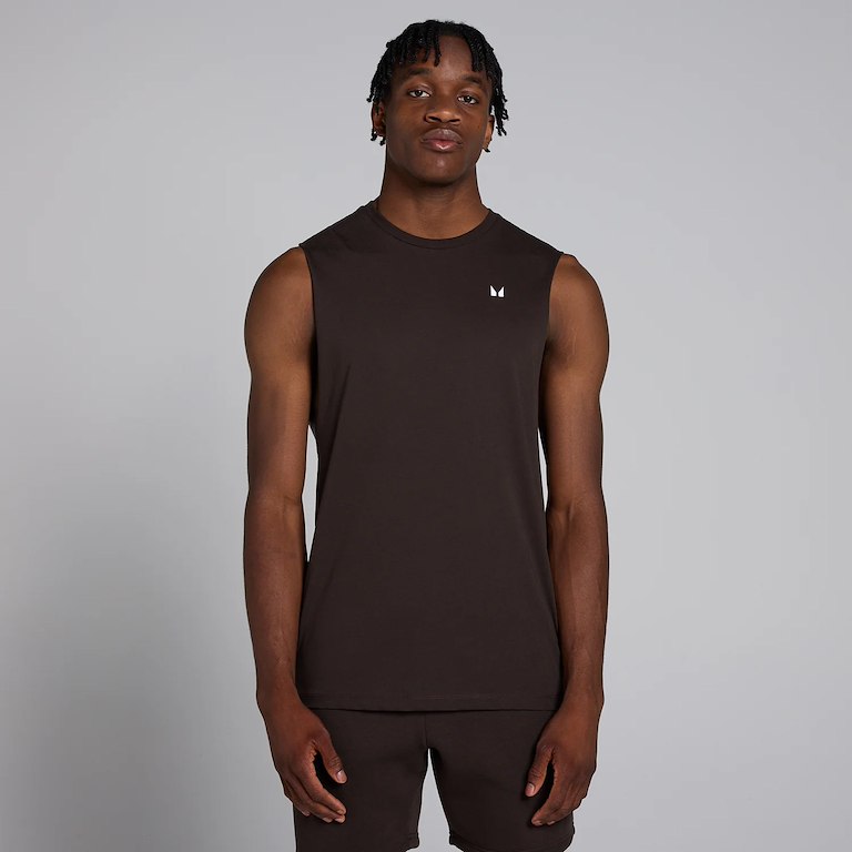 MP Men's Rest Day Drop Armhole Tank Top − muška majica bez rukava − kafa