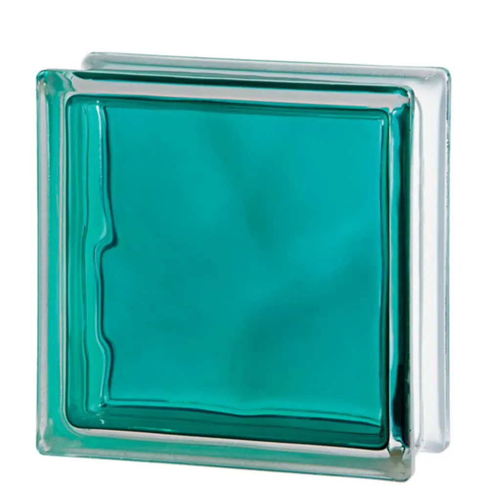 Seves Glass Staklena prizma Turquoise 1919/8 Wave 122190