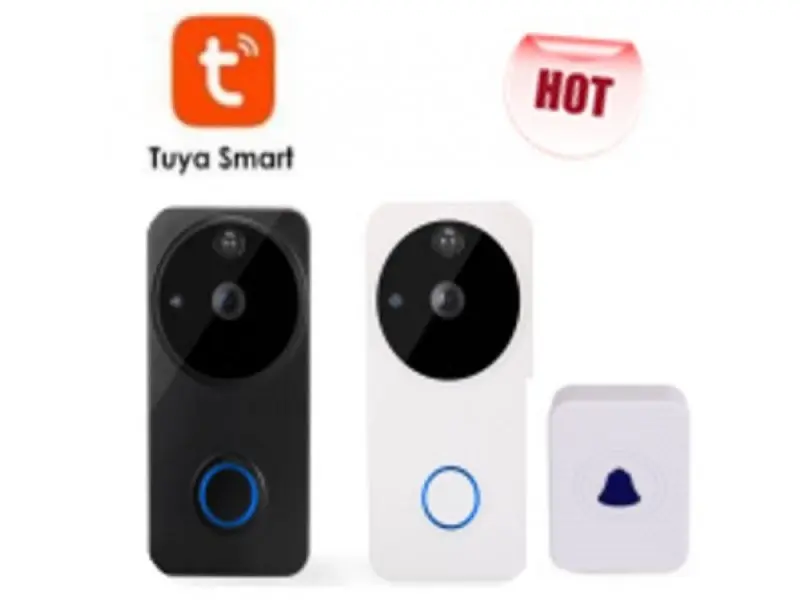 GEMBIRD CAM-IP2MP-Z03YGMB Doorbell + Chime 2 mpix microSD tuya app Two-way voice