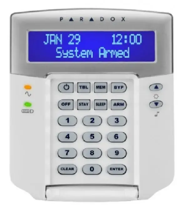 Paradox Šifrator K32+ LCD, LED, 32 zone