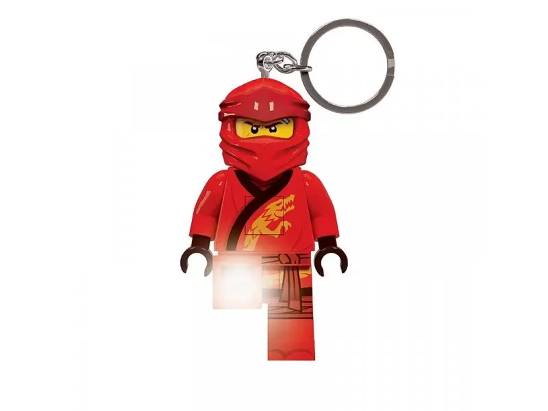 LEGO Ninjago privezak za ključeve sa svetlom: Kaj crveni