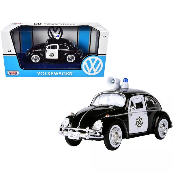 METALNI AUTO 1:24 VOLKSWAGEN BEETLE POLICE