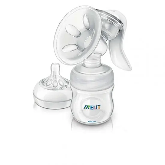 AVENT Pumpica za izmlazavanje Natural 3969 + Tupferi za grudi 5782