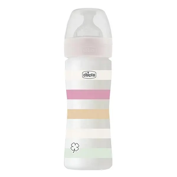 CHICCO Wb Plastična flašica za devojčice, 250ml