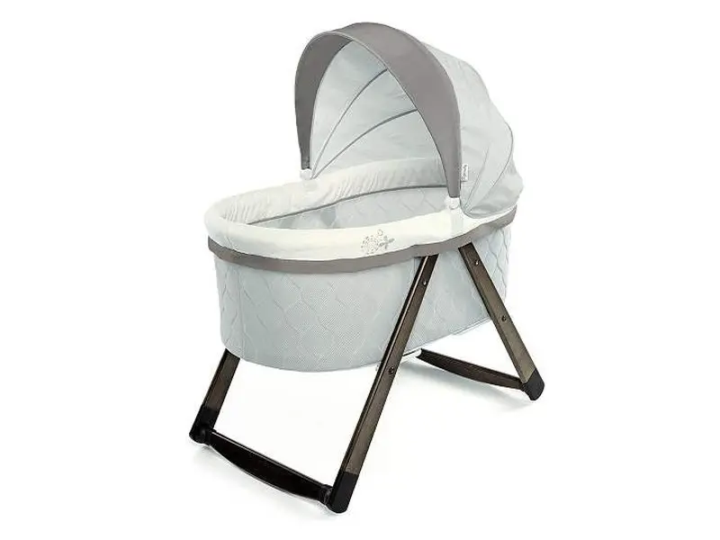 KIDS II Kolevka za bebe FOLDAWAY ROCKING WOOD BASSINET - CARRINGTON 11162