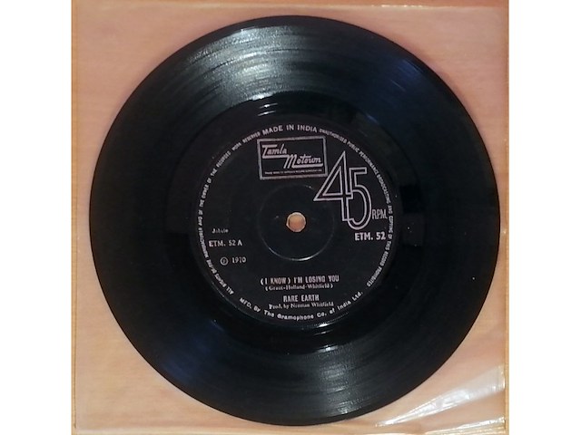 SP RARE EARTH - (I Know) I`m Losing You (1970) India VG