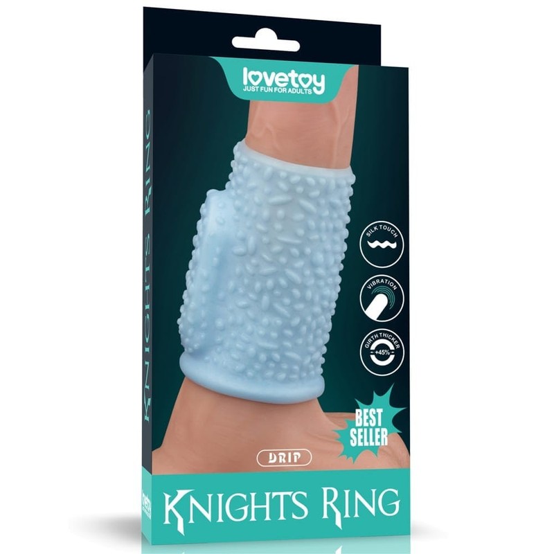 Vibrating Drip Knights Ring Lvtoy00658