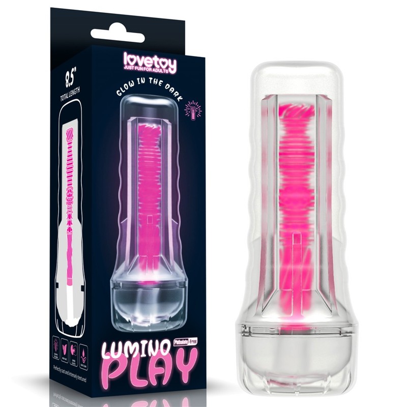 8.5'' Lumino Play Masturbator - Pink Glow Lvtoy00706