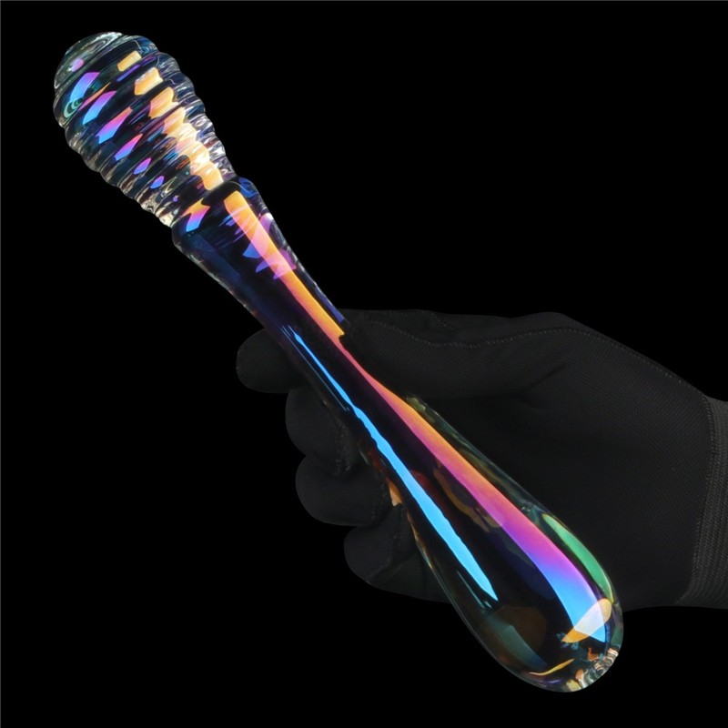 Twilight Gleam Glass Dildo- Twin Pleasures Lvtoy00753