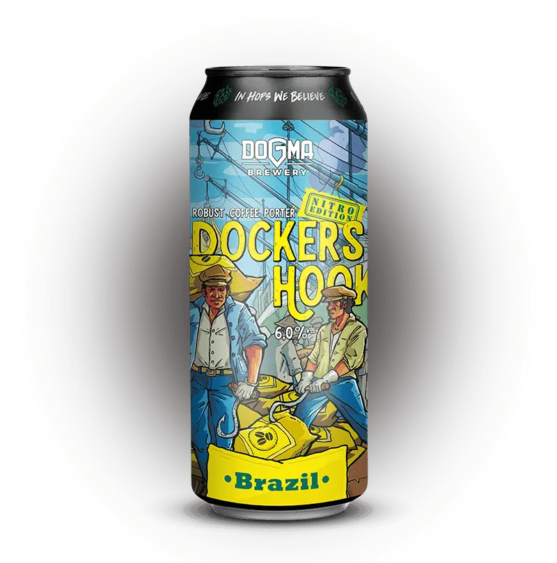 Dogma Brewery Pivo Dockers hook Brazil, 500ml