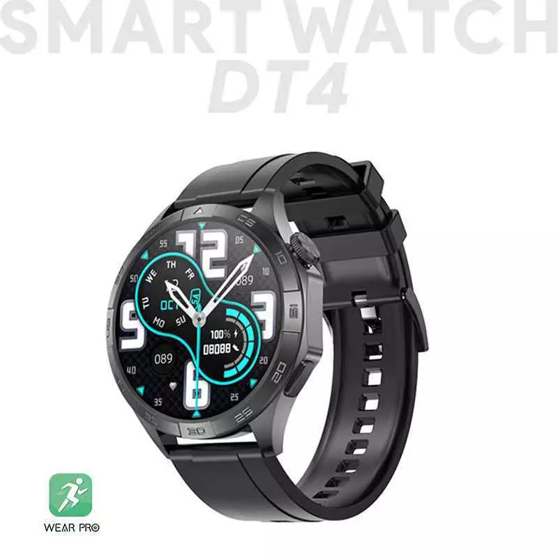 Smart Watch DT4 crni silikon narukvica