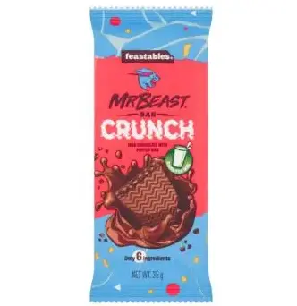 MR BEAST Feastables Milk Crunch Čokoladica, 35g