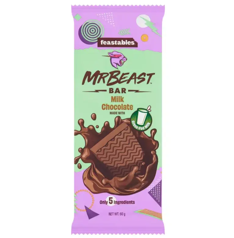 MR BEAST Feastables Milk Čokoladica, 35g