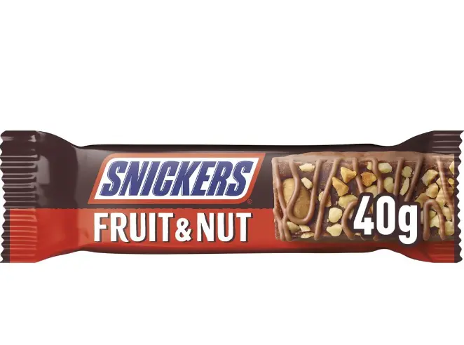 Snickers Fruit & Nut Čokoladica, 40g