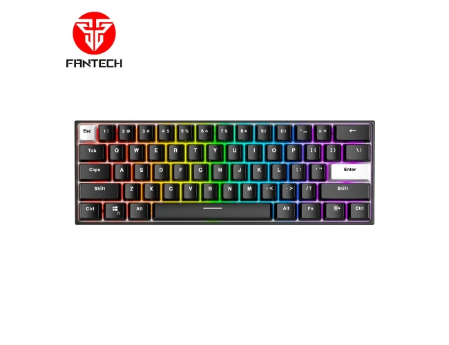 Fantech MK857 Maxfit61 FROST crna gejmerska tastatura (blue switch)