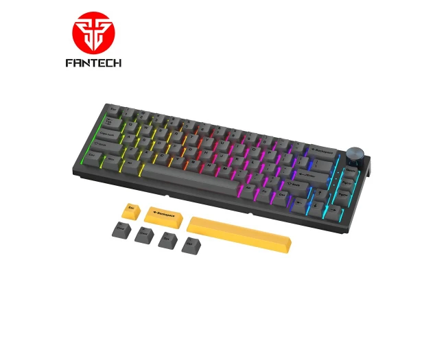 Fantech MK858 Maxfit67 bežično/žična mehanička gejmerska tastatura crna (brown switch)