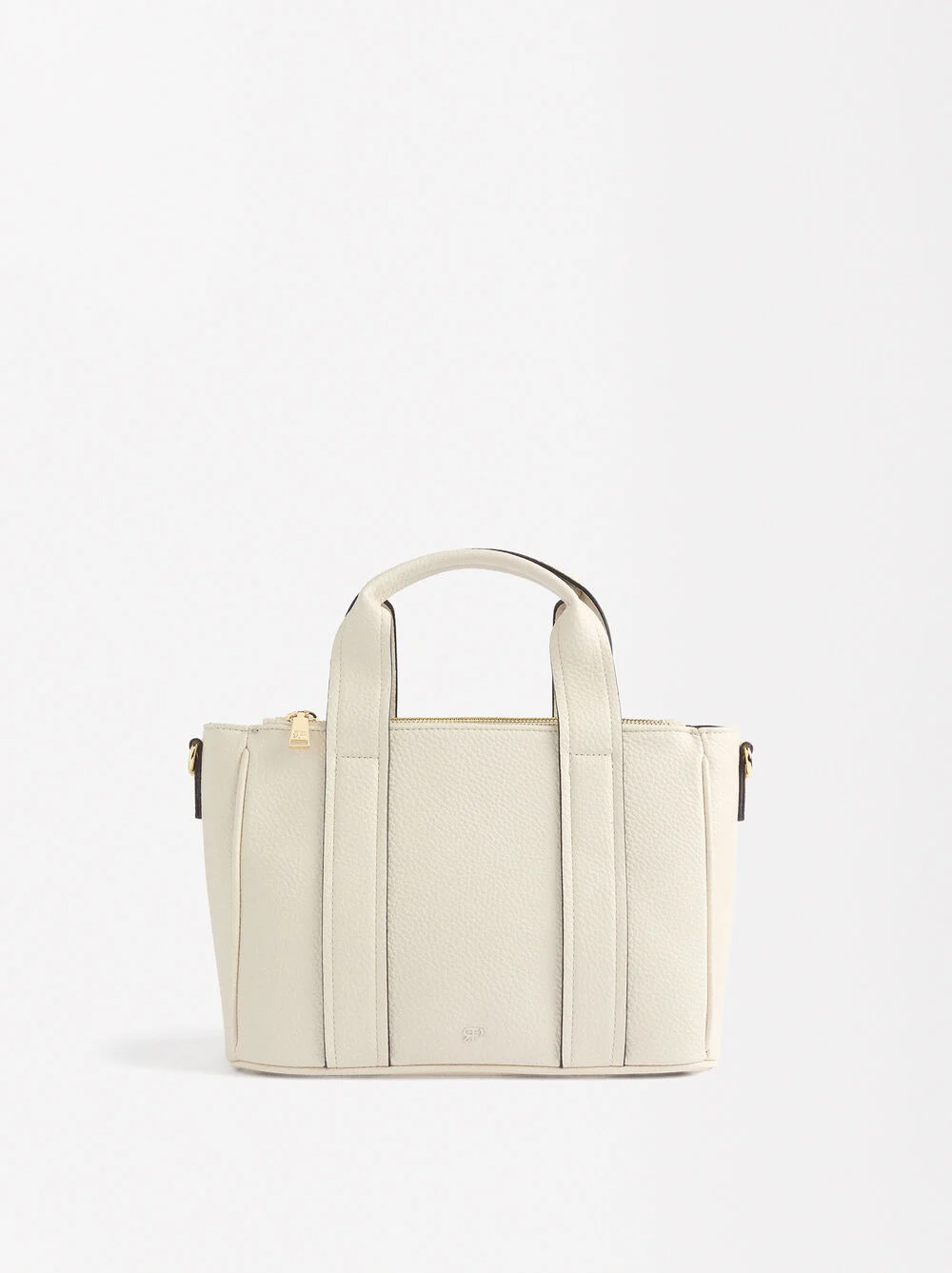 Textured Basic Tote Bag