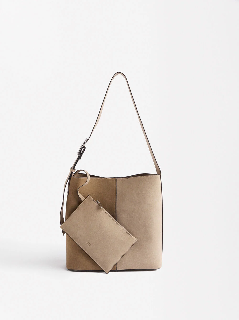 Shoulder Bag With Leather