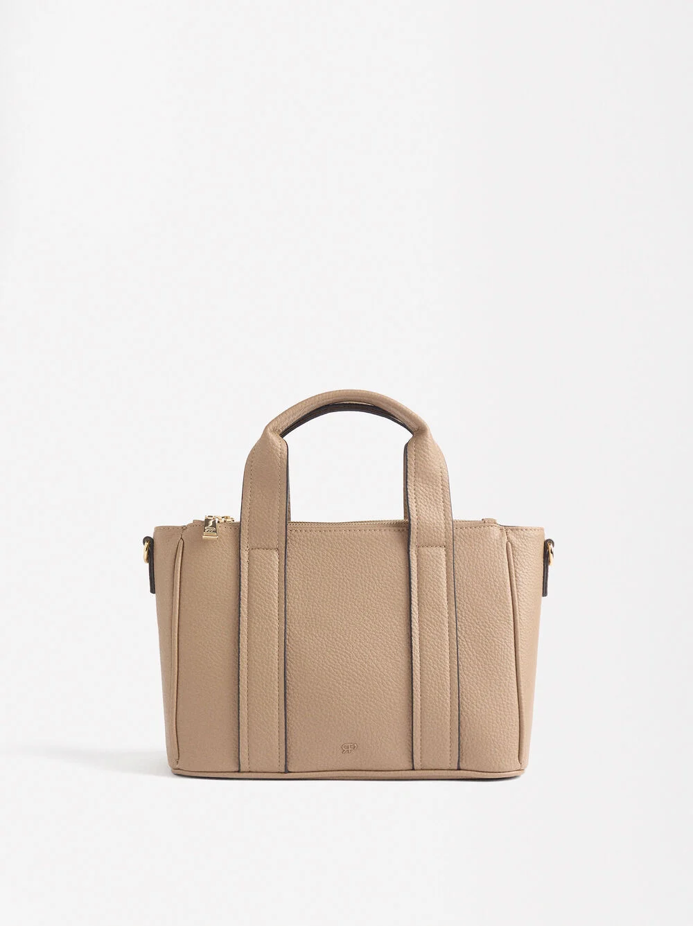 Textured Basic Tote Bag