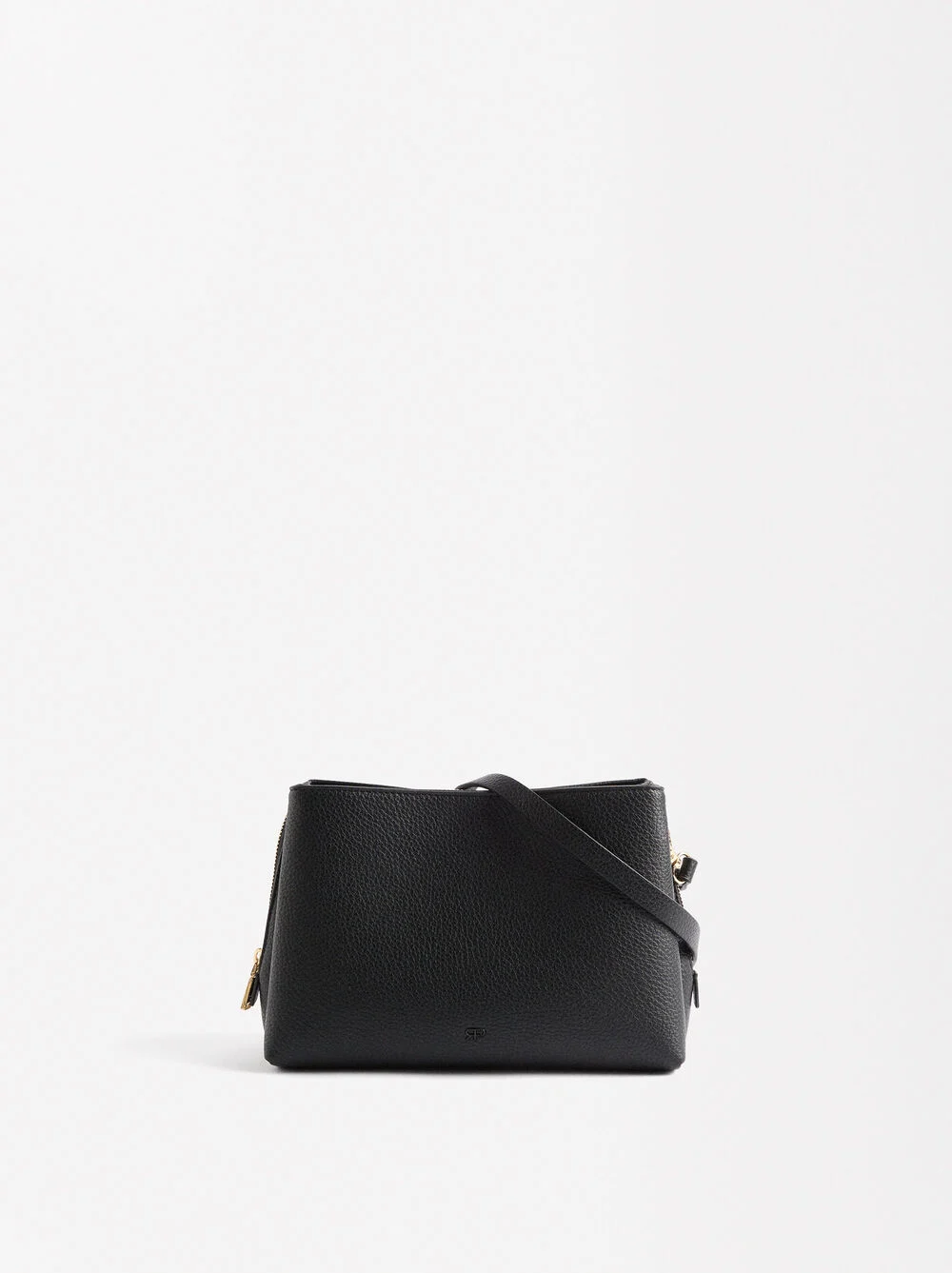 Textured Basic Crossbody Bag