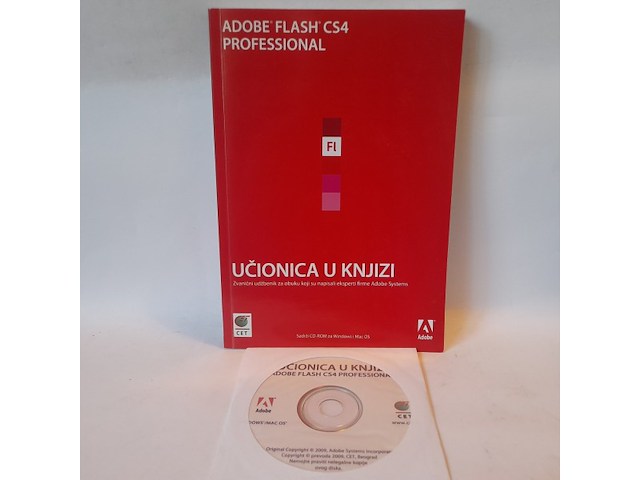 ADOBE FLASH CS4 PROFESIONAL - učionica u knjizi + CD