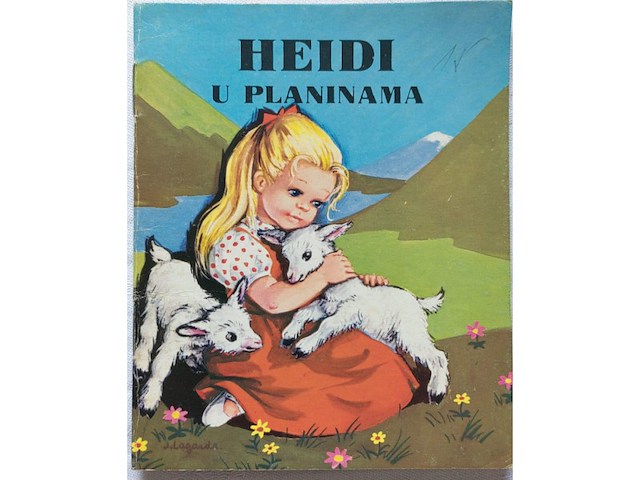 Hajdi u planinama stara slikovnica