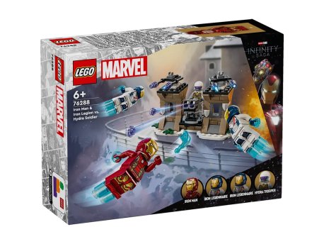 LEGO 76288 Ajronmen i Gvozdena legija protiv Hidra vojnika