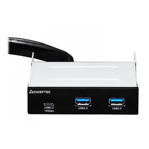 Chieftec Prednji panel za 3,5″ sa 1xUSB 3.1 Gen2 / 2xUSB 3.1 Gen1 | MUB-3003C