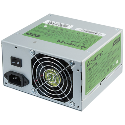 Chieftec 400W ATX 12V 2.3 PS II, Smart Series PSU, 80mm silent fan, Active PFC (0,9), +12V 1: 30A | PSF-400B