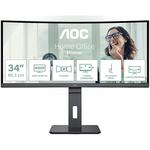 AOC 34″ UWQHD 100Hz 21:9 Gaming zakrivljen monitor | CU34P3CV