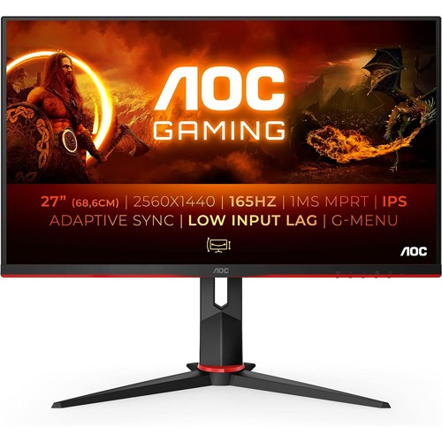 AOC 27″ QHD IPS 165Hz Gaming monitor | Q27G2S/EU