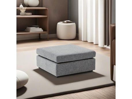 Atelier del Sofa Tabure Mottona Pouffe Grey