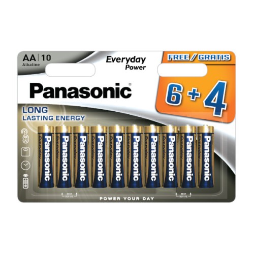 Panasonic Everyday Power Alkalne baterije 1,5V LR06 / AA - 10 komada | LR6EPS/10BW