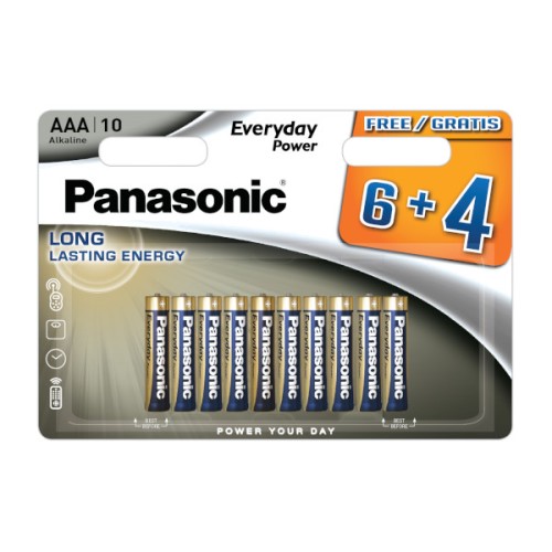 Panasonic Everyday Power Alkalne baterije 1,5V LR03 / AAA - 10 komada | LR03EPS/10BW