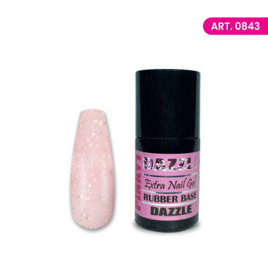 ENG Rubber Base PINKY 1 DAZZLE 15ml art.0843