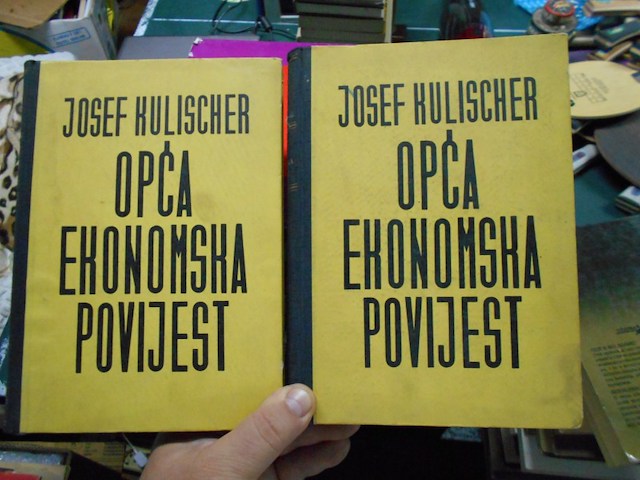 Josef Kulischer - Opća ekonomska povijest 1 i 2