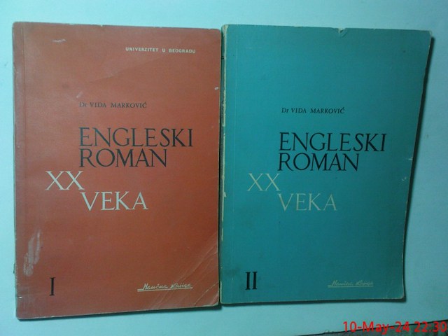 DR. VIDA MARKOVIC -  ENGLESKI ROMAN XX VEKA 1 - 2