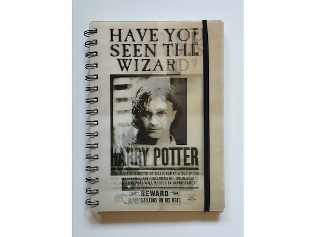 Sveska Hari Poter, sa hologramom (HarryPotter) A5 3D