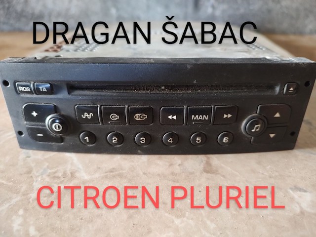 CITROEN PLURIEL radio