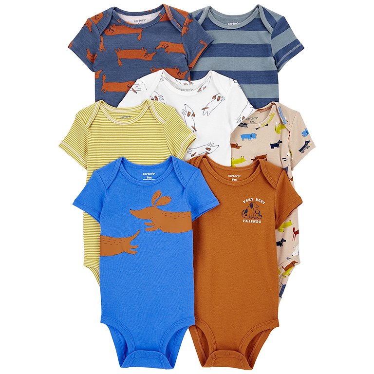 Carter's bodi za bebe dečake - set od 7 kom. BZ231P621410